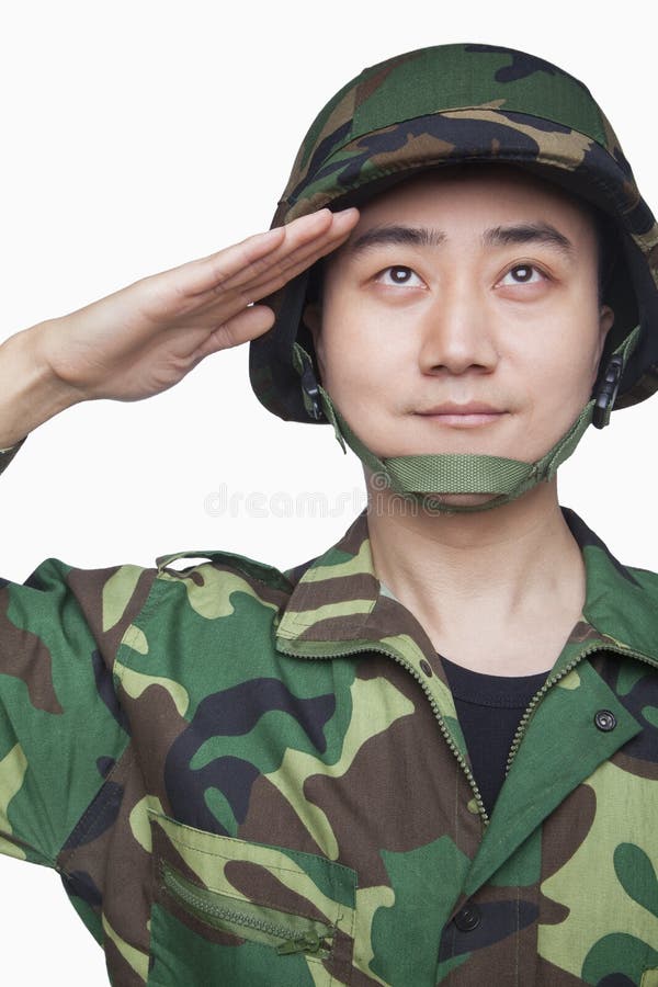 Old Man Saluting in Respect Stock Photo - Image of white, senior: 13854704