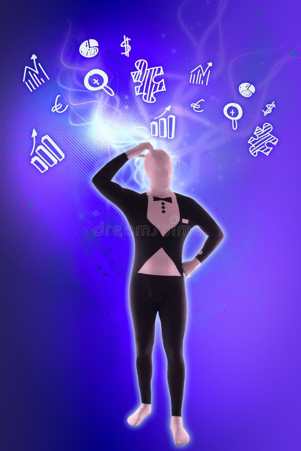 Man Mime Present Business Symbols Stock Photo - Image of business ...