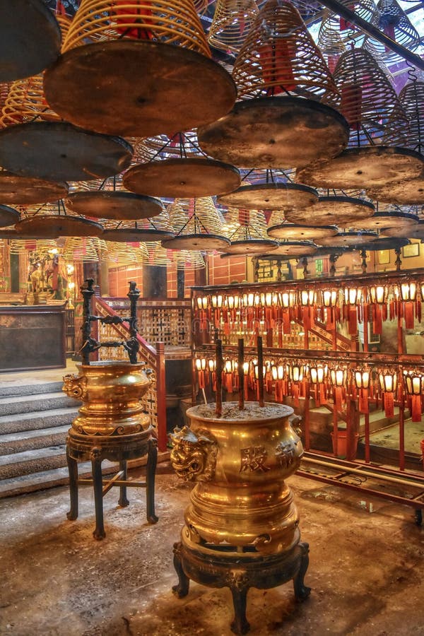 Man Mo temple editorial photography. Image of culture - 268490972