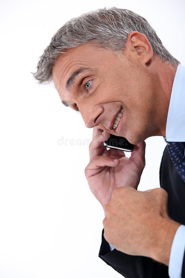 Man with mobile phone stock image. Image of technology - 35906417