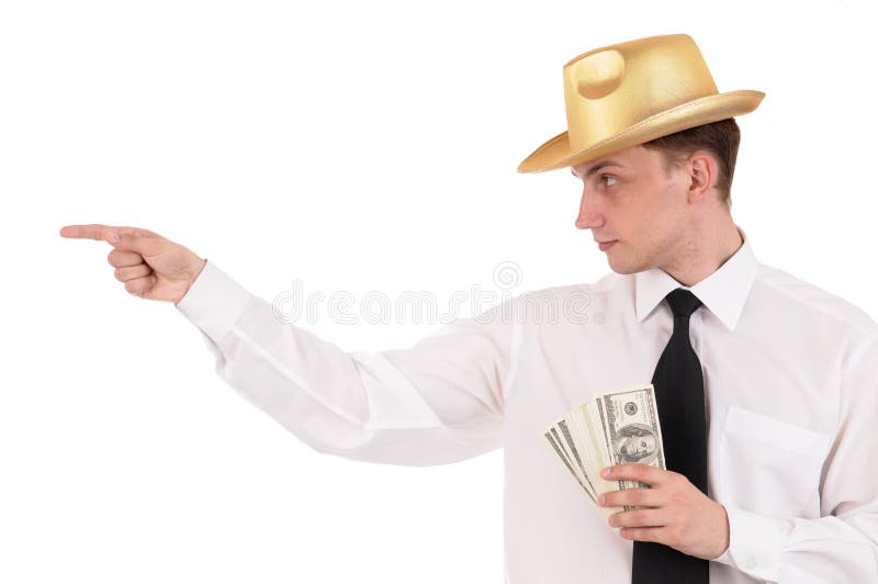 Man with money stock photo. Image of wealthy, moneyed - 12747972