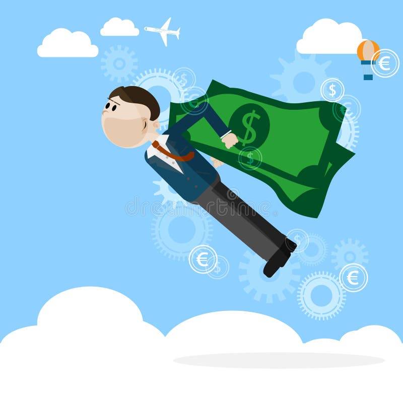 Chasing Money Bag Stock Illustrations – 128 Chasing Money Bag Stock ...