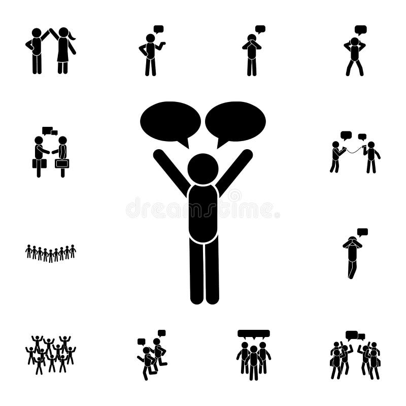 Monologue Icon Stock Illustrations – 333 Monologue Icon Stock ...