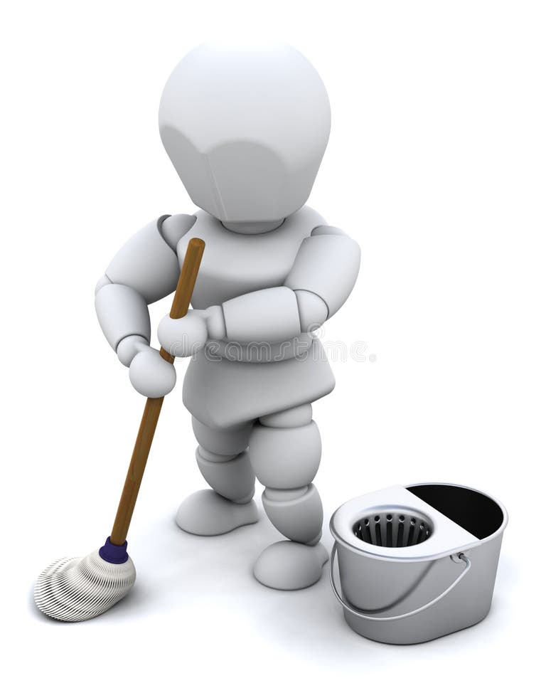 Man Mopping Floor Stock Illustrations – 444 Man Mopping Floor Stock ...