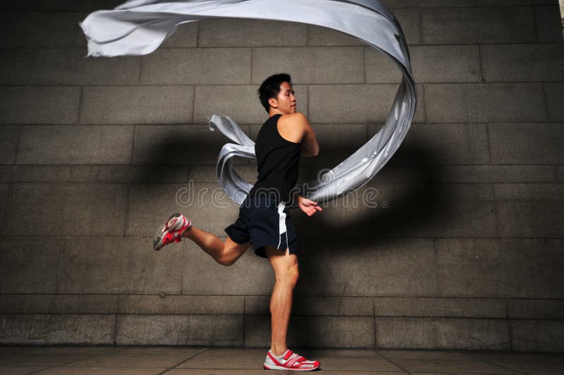 Man in Motion 1 stock photo. Image of dance, movement - 6045090