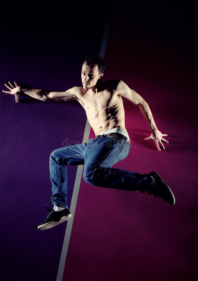 Man in motion stock image. Image of performance, exercise - 80891015