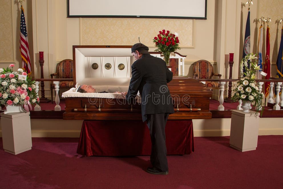 Man mourning stock image. Image of casket, grief, pass - 56463075