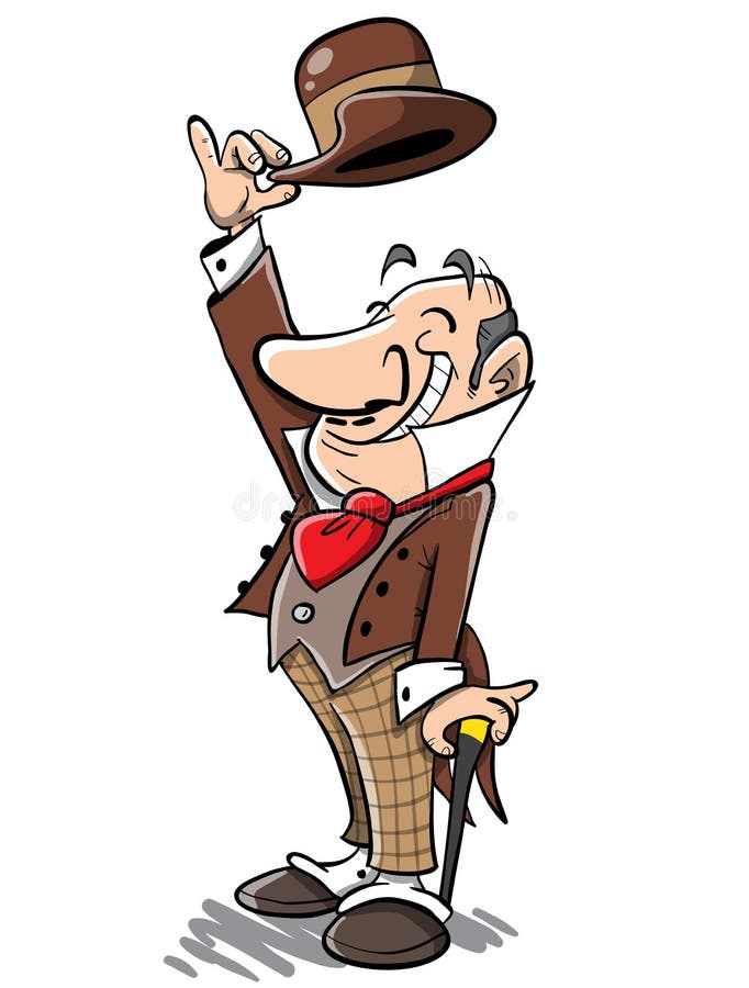 Cartoon Man Saying Hello Stock Illustrations – 416 Cartoon Man Saying ...