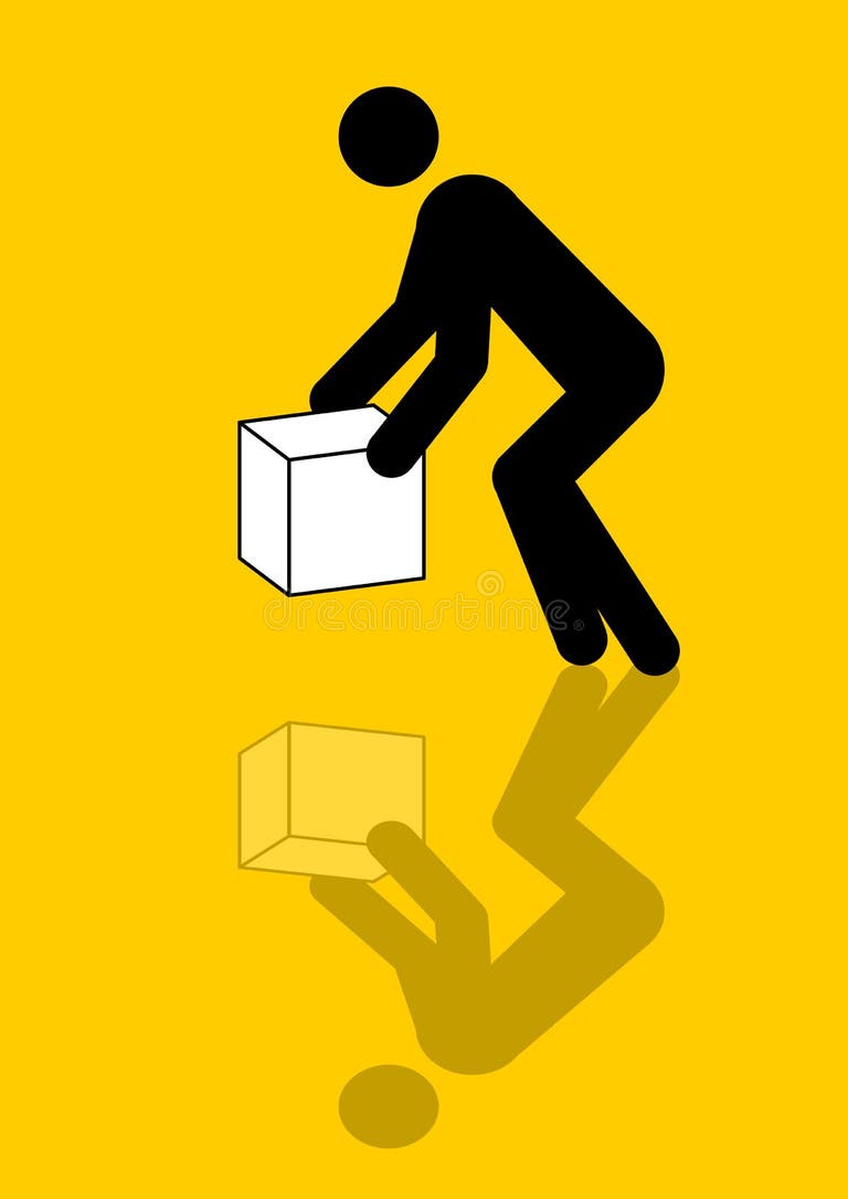 Man Lifting Box Stock Illustrations – 1,549 Man Lifting Box Stock ...
