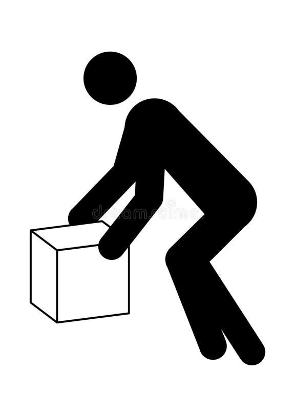 Man Lifting Box Stock Illustrations – 1,549 Man Lifting Box Stock ...