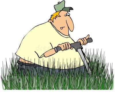 Cartoon Guy Mowing Stock Illustrations – 51 Cartoon Guy Mowing Stock ...