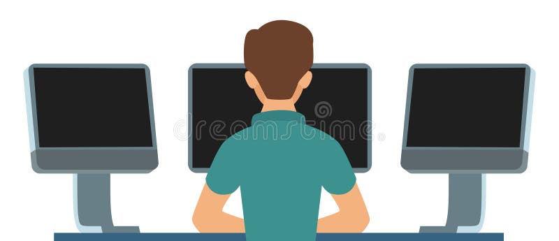 Computer Operator Stock Illustrations – 27,449 Computer Operator Stock ...