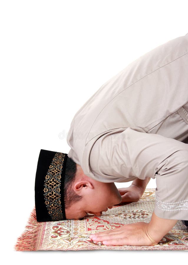 Man muslim doing prayer stock photo. Image of muslim - 37959084