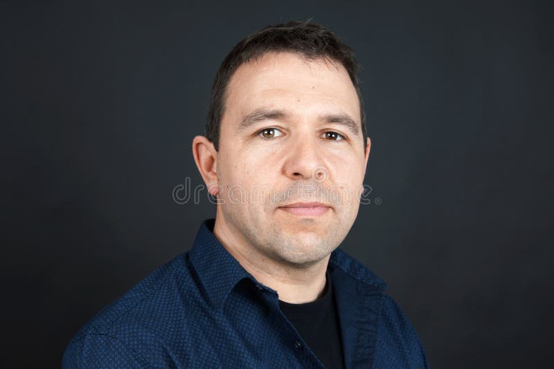 Man with Neutral Expression Stock Photo - Image of heterochromia ...