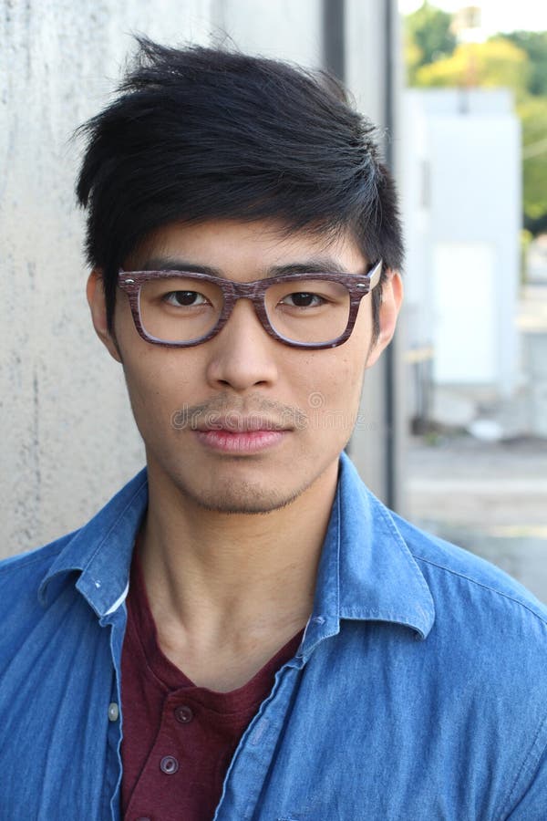 Man with Neutral Expression Closeup Stock Image - Image of attractive ...