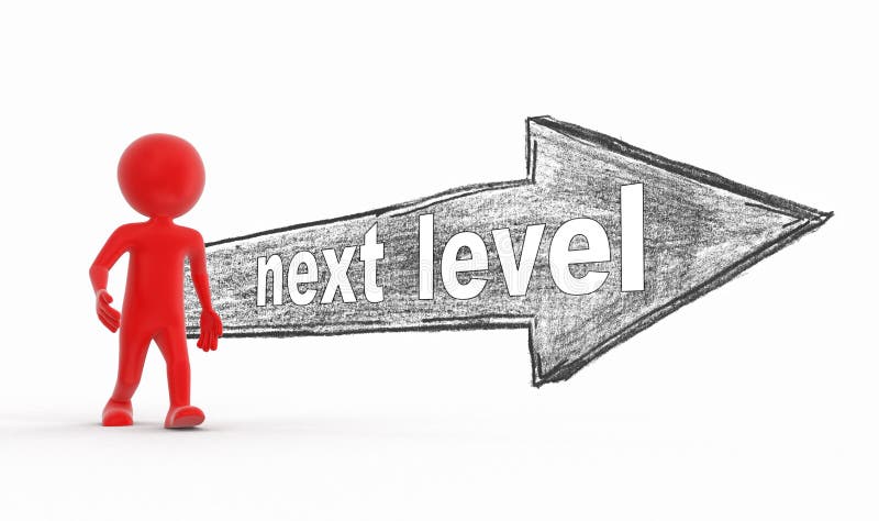 Man Next Level Stock Illustrations – 457 Man Next Level Stock ...