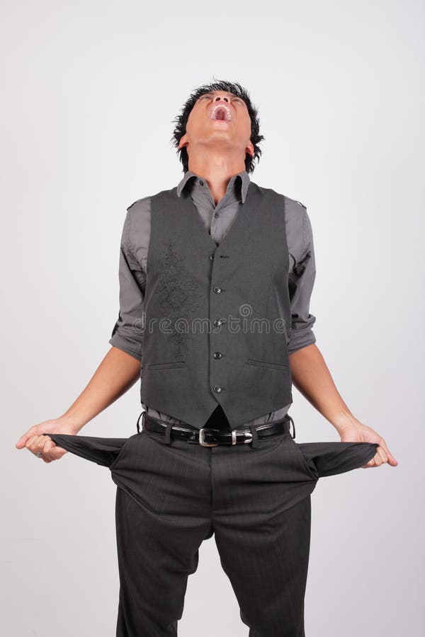 Man With No Money Royalty Free Stock Images - Image: 22125069