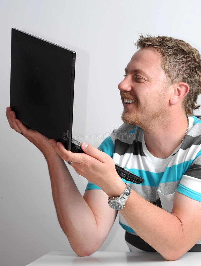 Man with notebook 1 stock photo. Image of person, smile - 25267512