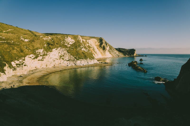 Man O`War Beach, Jurassic Coast, Dorset, Winter 2016 Stock Photo ... Man O`War Beach, Jurassic Coast, Dorset, Winter 2016 Stock Photo ...