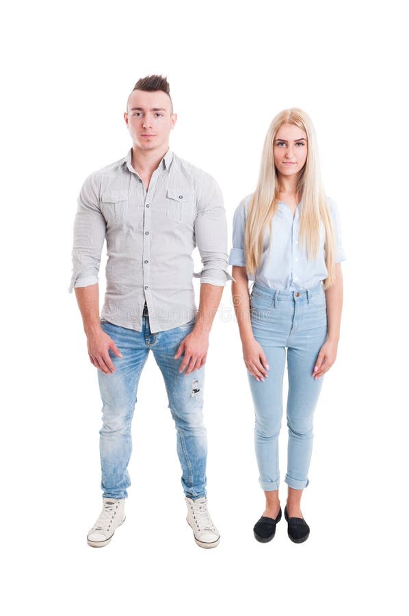 Man- Och Kvinnaanseende Bredvid De Fotografering för Bildbyråer - Bild ...