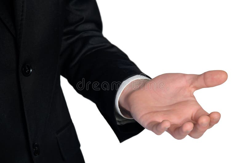 Man offer hand stock photo. Image of businessman, care - 49406916