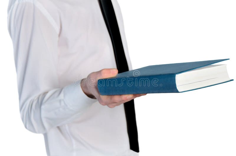 Offering a book stock photo. Image of write, paper, play - 54752806