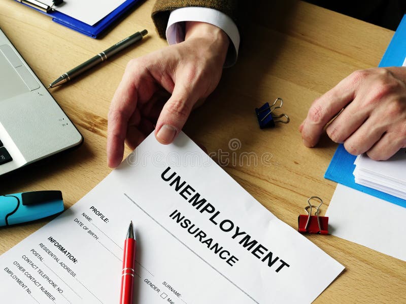Employment Insurance form. stock photo. Image of claim - 85546564