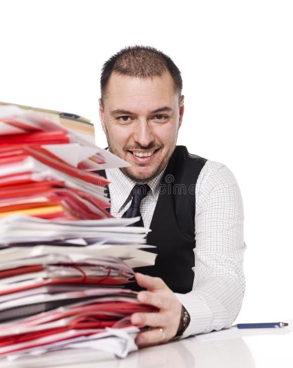 Man at the office stock image. Image of messy, dissarray - 8686441