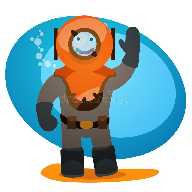 Old Diving Suit Stock Illustrations – 393 Old Diving Suit Stock ...
