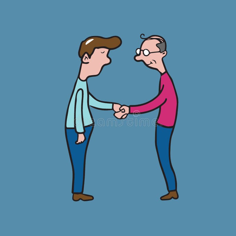 Cartoon Old Partners Stock Illustrations – 146 Cartoon Old Partners ...