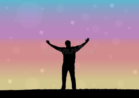 Man Open Arms Stock Illustrations – 3,295 Man Open Arms Stock ...