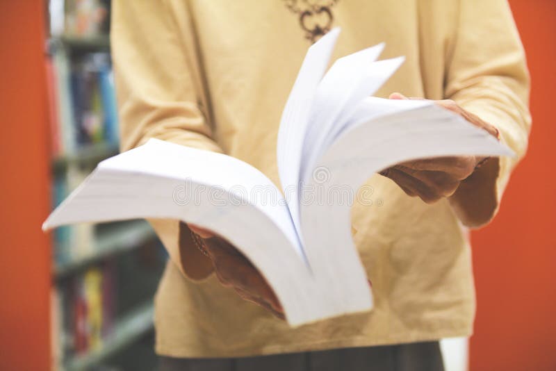 Man Open a Book and Reading Book of Wisdom Religion Imagination and ...