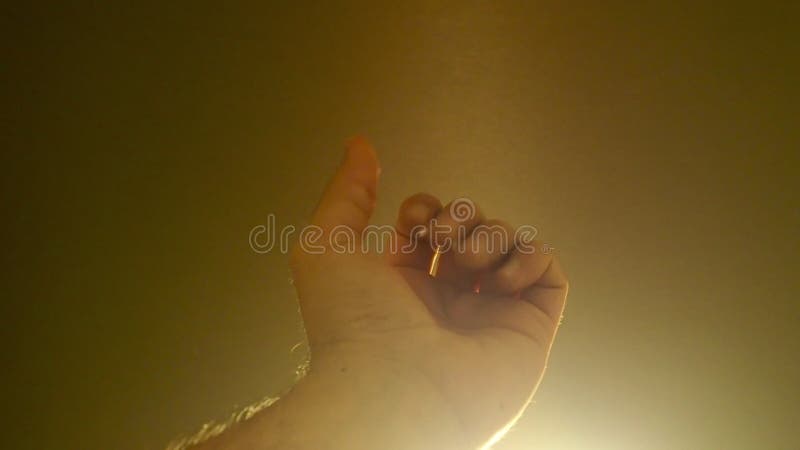 On the Man`s Left Hand, the Handcuffs are Fastened in One Sharp ...