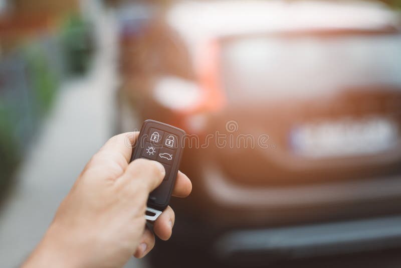 Man opening or closing car stock image. Image of rental - 98668049