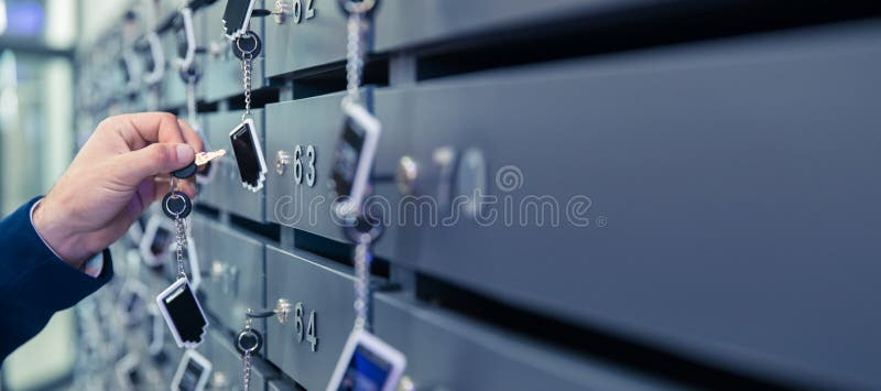 A Man Opening the Letterbox Stock Image - Image of message, postbox ...