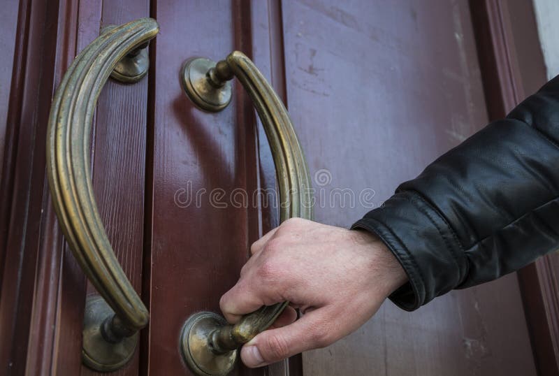 220 Man Pulling Door Stock Photos - Free & Royalty-Free Stock Photos ...