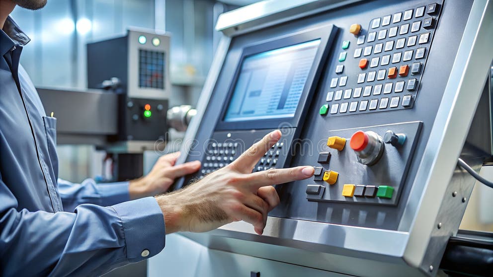 Industrial Cnc Machine Control Panel Stock Illustrations – 552 ...