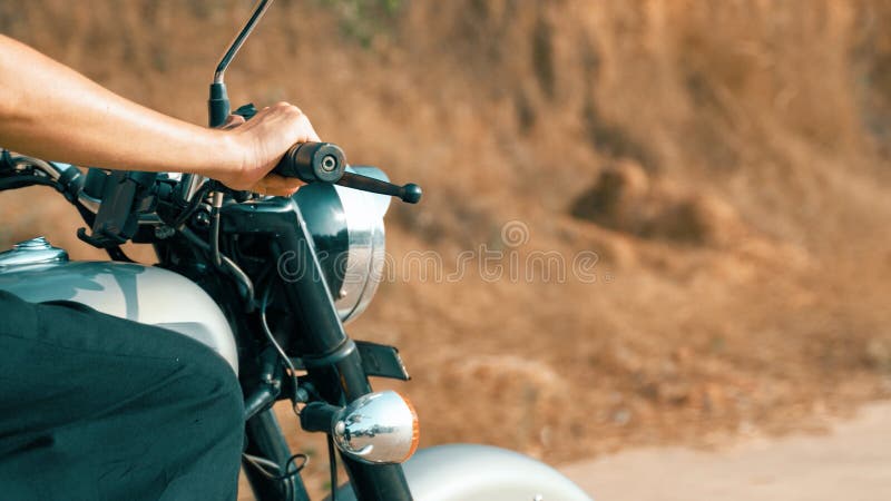 Riding His New Car. Side View of Handsome Young Man Driving His Car and ...