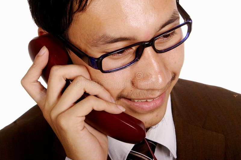 Man operator answer phone stock image. Image of young - 6674241