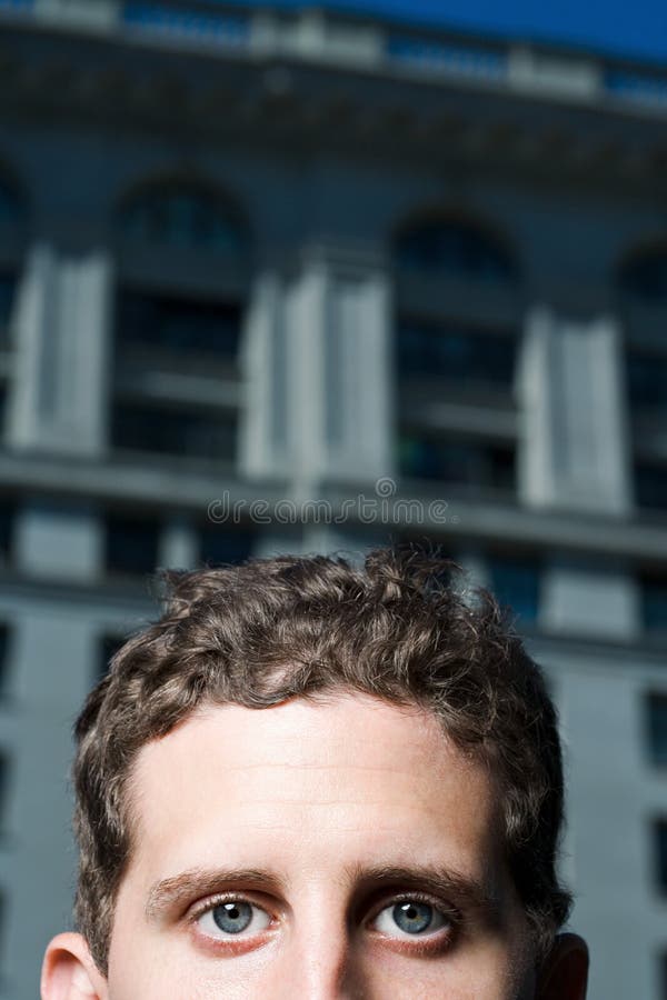 Man outside a building stock photo. Image of camera, handsome - 62558538