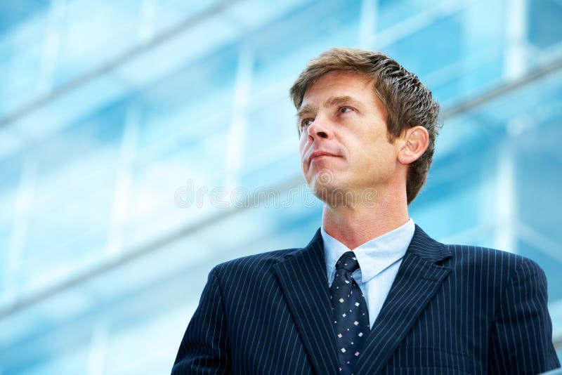 Man by building stock photo. Image of city, building, copy - 5307360