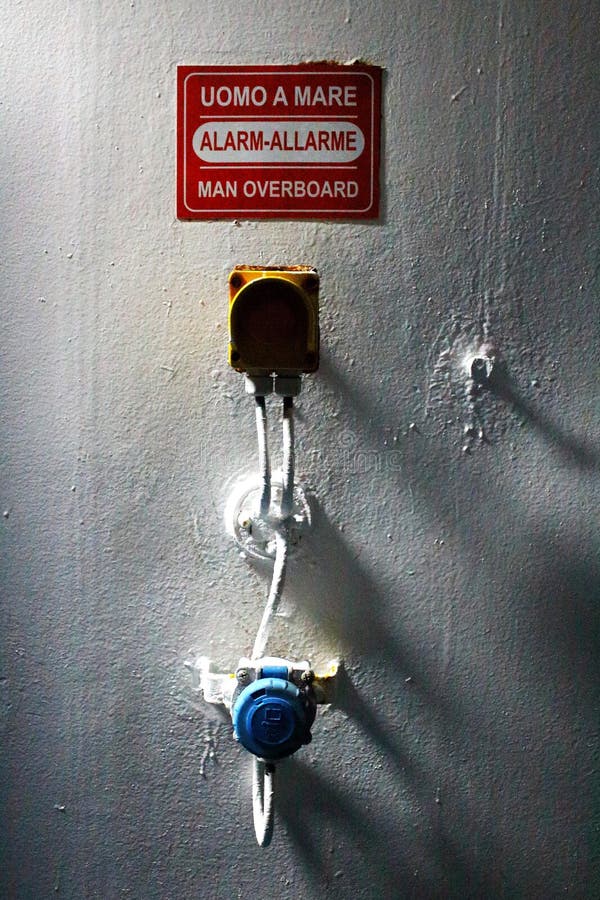 `man Overboard` Alarm System on a Cruise Ferry Editorial Image - Image ...