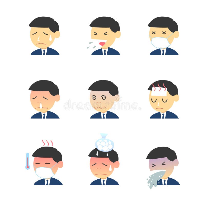 Man patient,vector stock vector. Illustration of character - 69013273