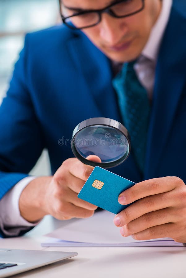 The Man Paying with Credit Card Online Stock Photo - Image of ...