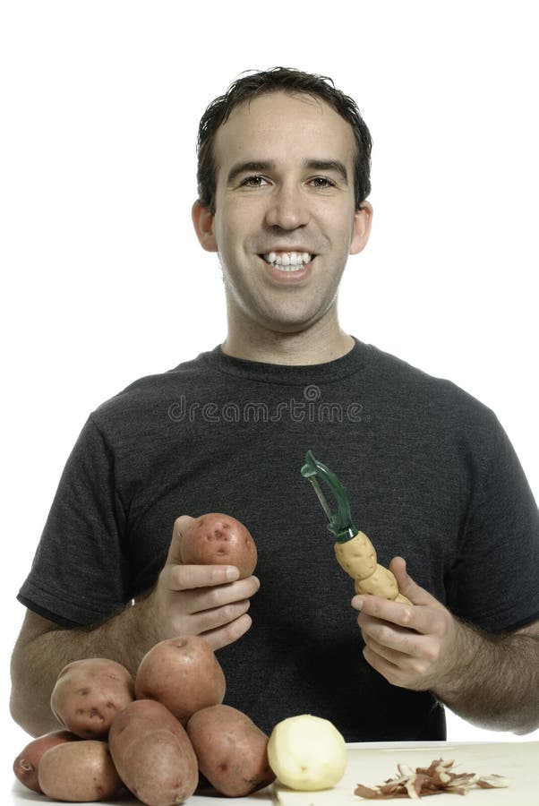 Guy Peeling Potatoes Stock Photos - Free & Royalty-Free Stock Photos ...