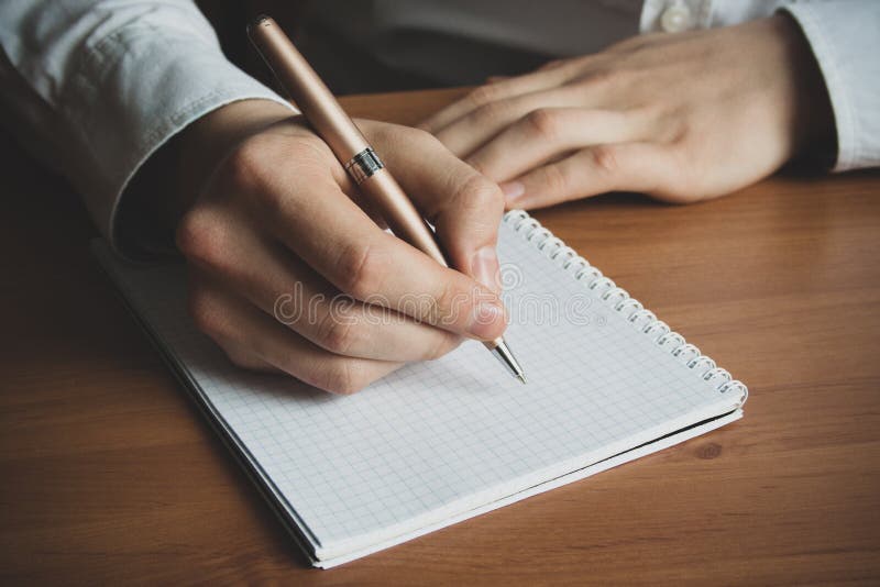 Man with a pen stock photo. Image of executive, office - 143487496