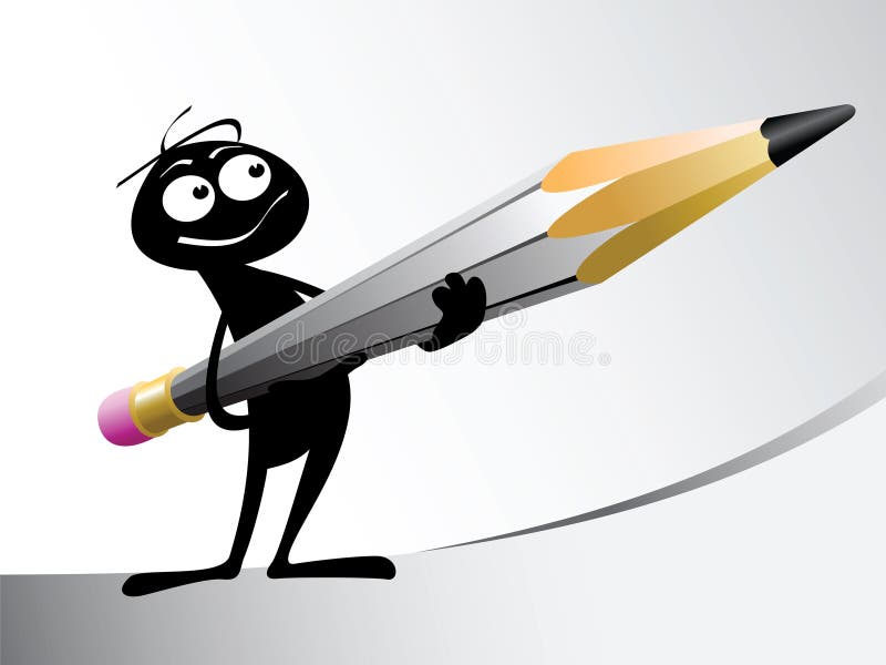 Stickman pencil drawing stock vector. Illustration of holding - 40615725