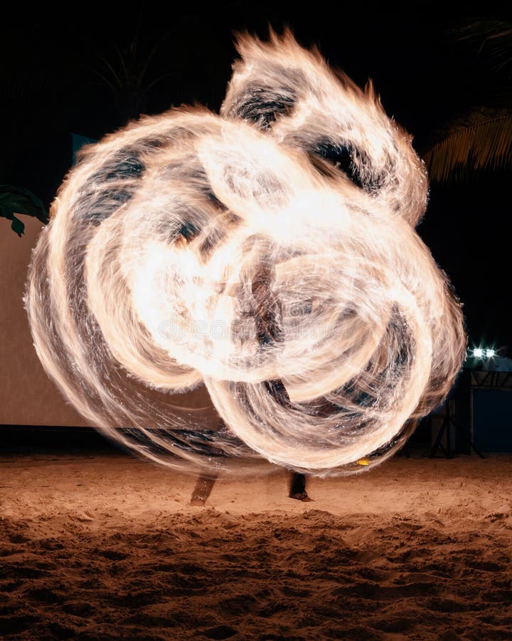 Men performing fire show stock image. Image of perform - 12351083