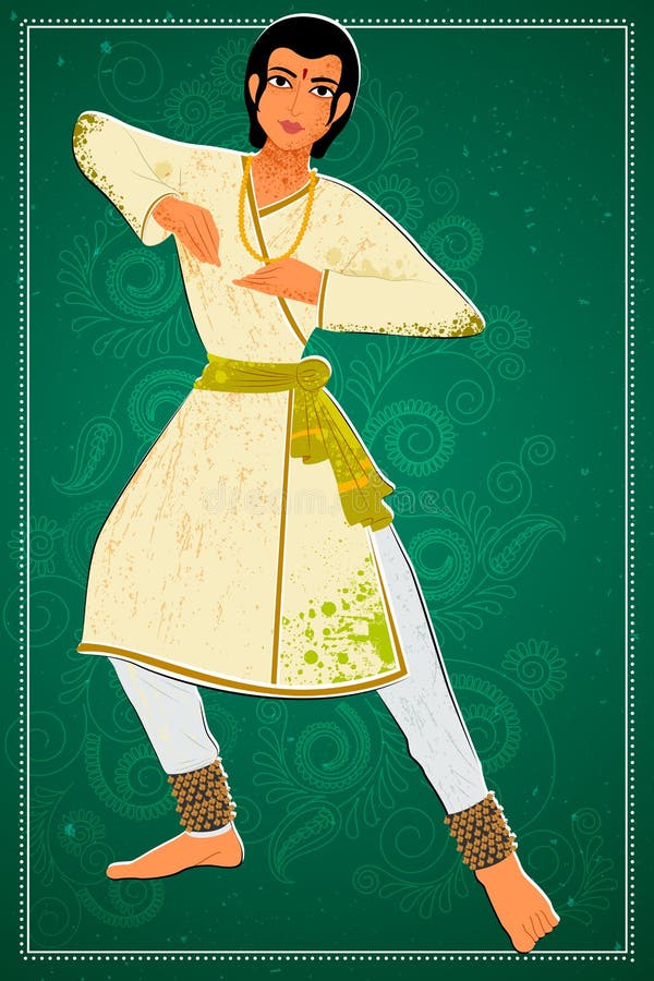 Kathak Dance Stock Illustrations – 450 Kathak Dance Stock Illustrations ...