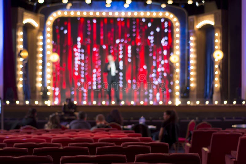 Man performing on stage stock image. Image of opera, entertaining ...